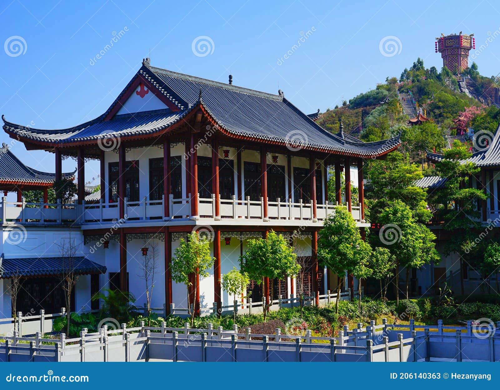 Traditional Characteristic Architecture of South China Stock Image ...