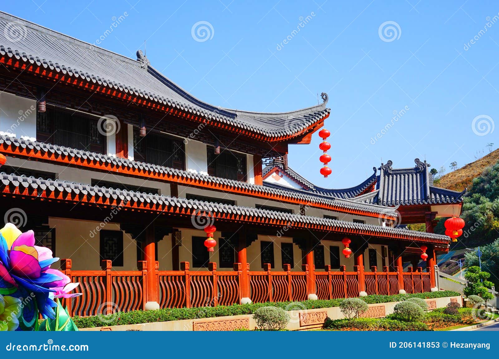 Traditional Characteristic Architecture of South China Stock Image ...