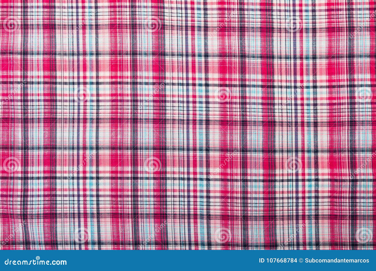 Traditional Checkered Fabric. Abstract Textured Background. Stock Photo ...