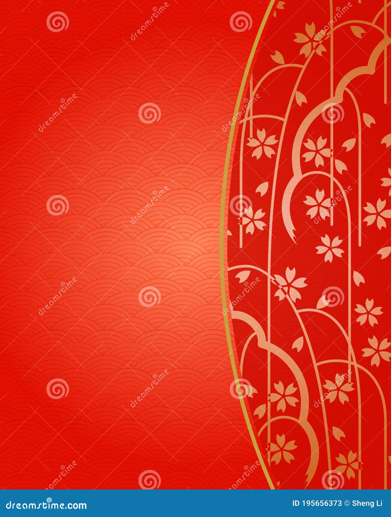 The Traditional Chinese Background Template with the Clouds Texture ...