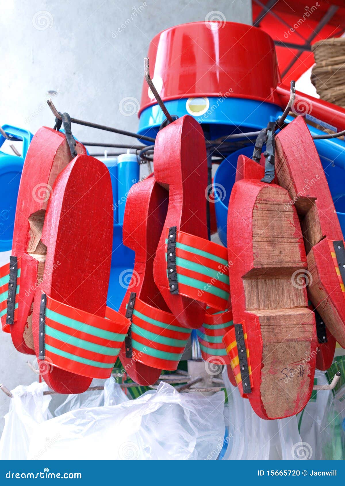 Traditional Chinese Clogs stock photo. Image of high - 15665720