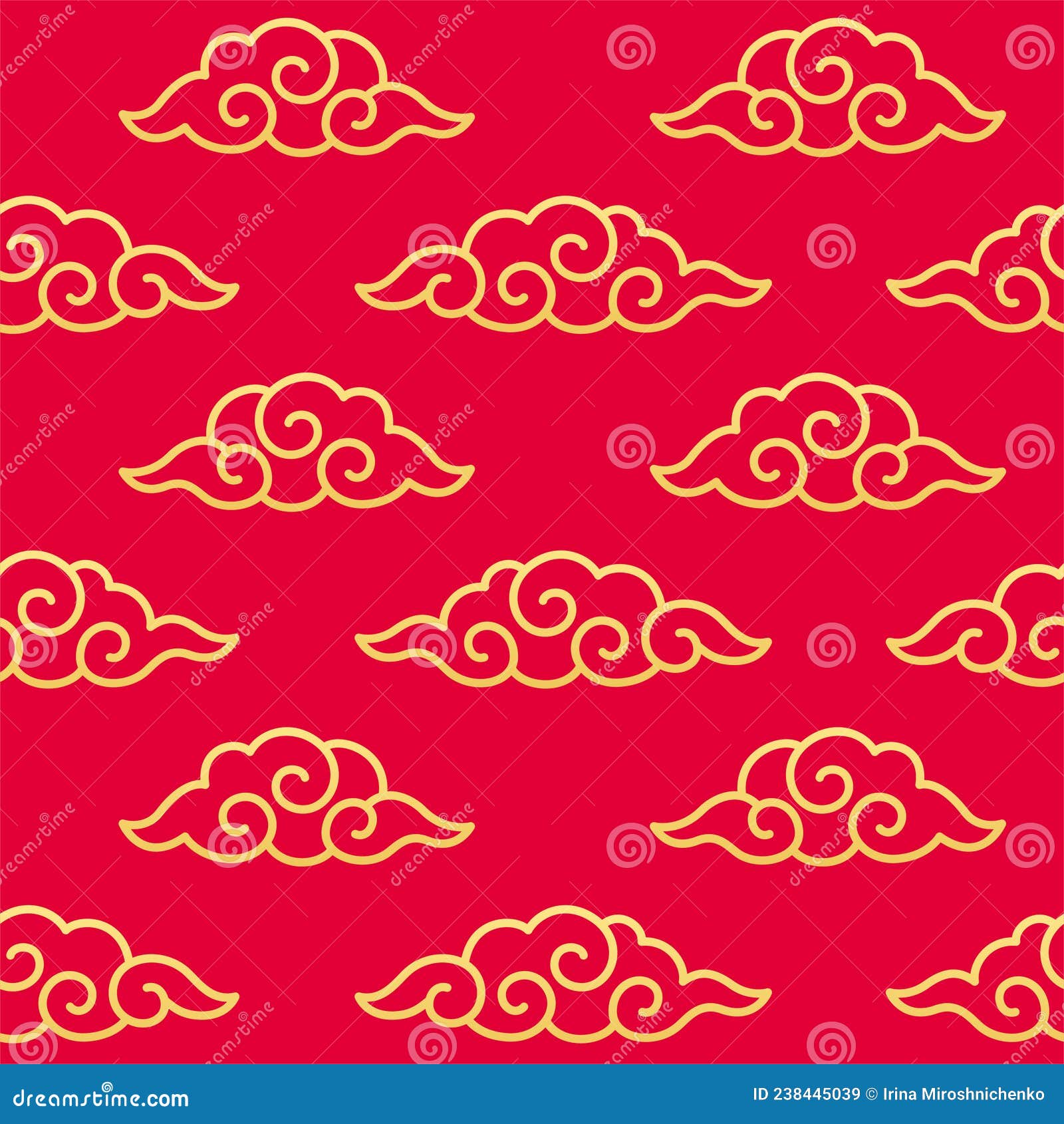 Traditional Chinese Cloud Pattern Stock Vector - Illustration of ...