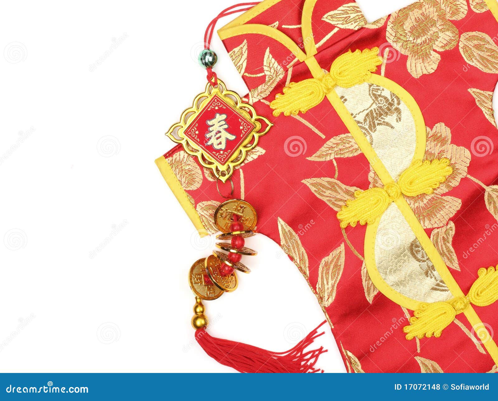 Traditional Chinese Costume Stock Photo - Image of isolated, cheongsam ...