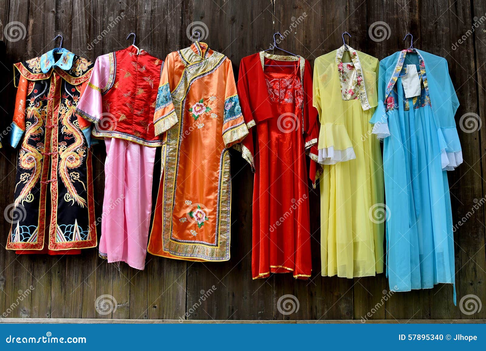 Traditional Chinese Costume Stock Photo - Image of designs, traditional ...
