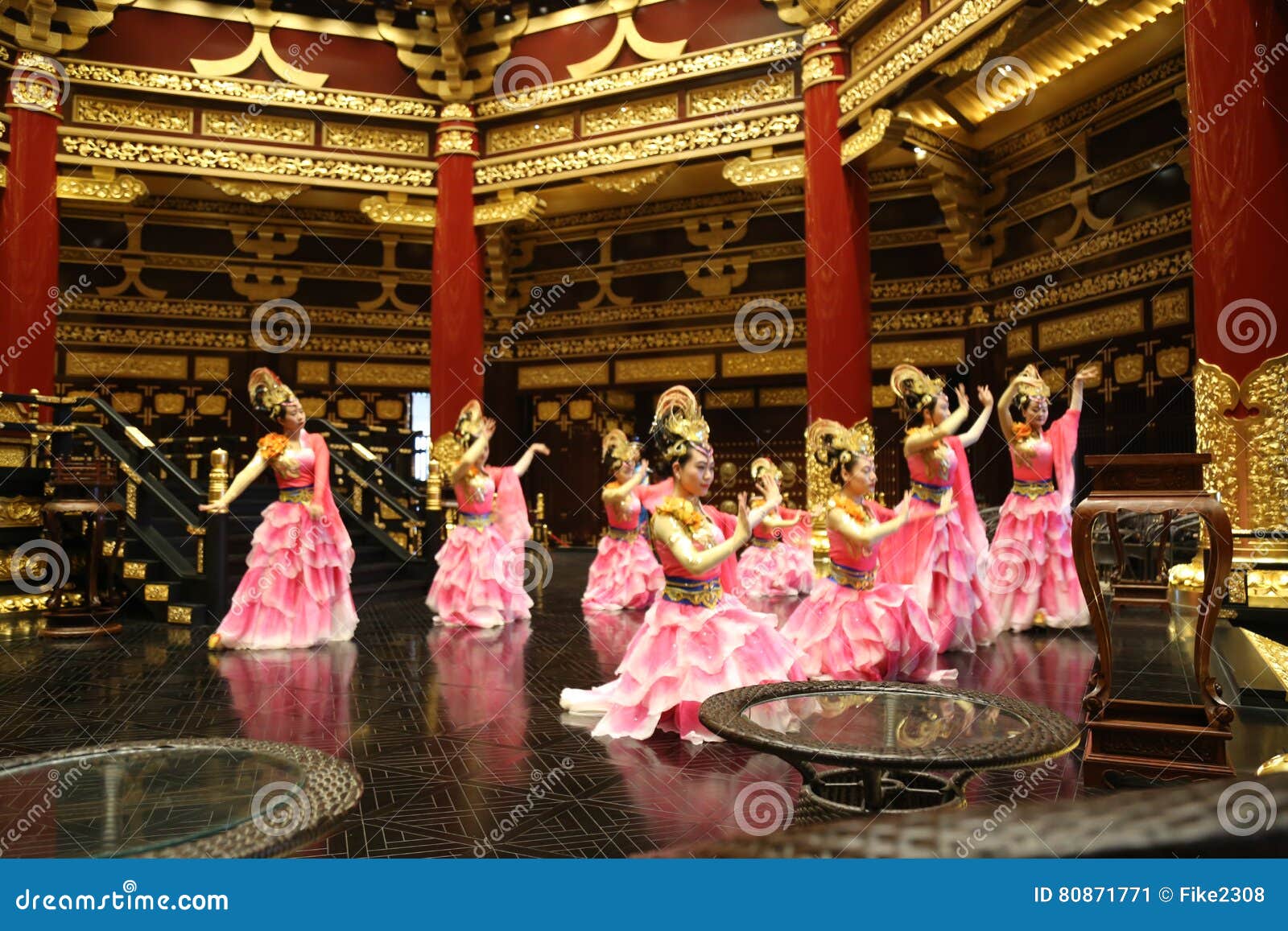 Traditional Chinese Dance Performance Editorial Photo Image Of