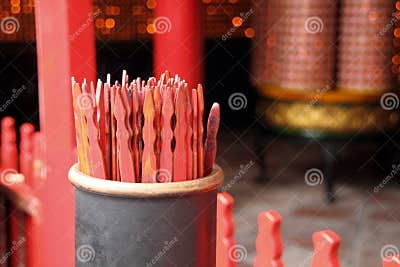 Traditional Chinese Fortune Sticks Stock Photo - Image of stick ...