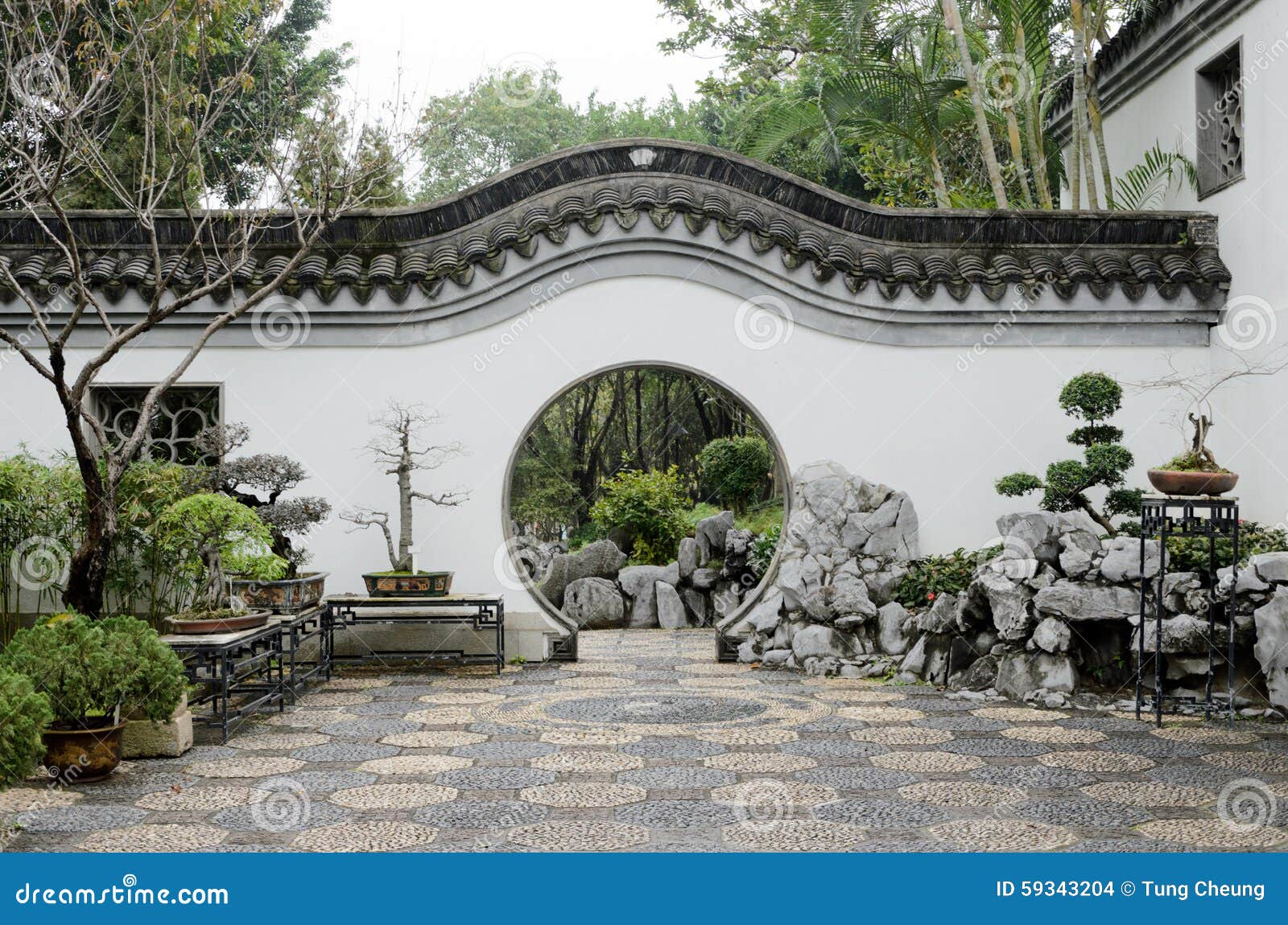 Traditional Chinese garden stock photo. Image of landscape - 59343204