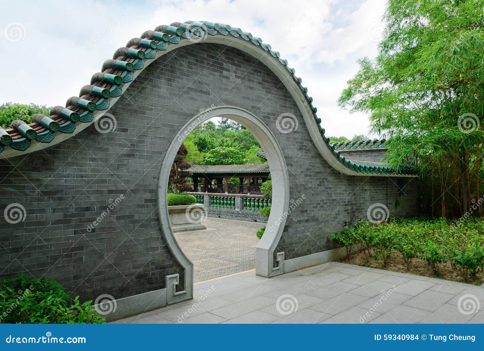 Traditional Chinese garden stock photo. Image of landscape - 59340984