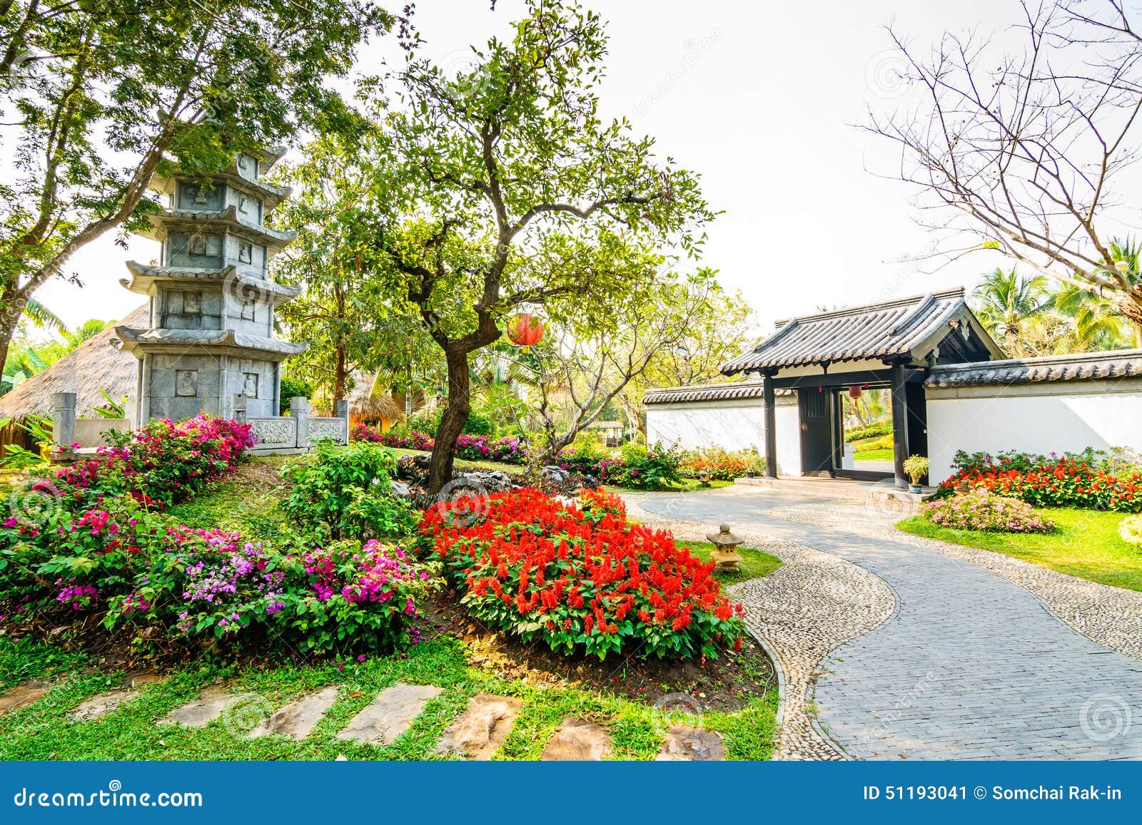 The Traditional Chinese Garden Stock Image - Image of landscaped, china ...