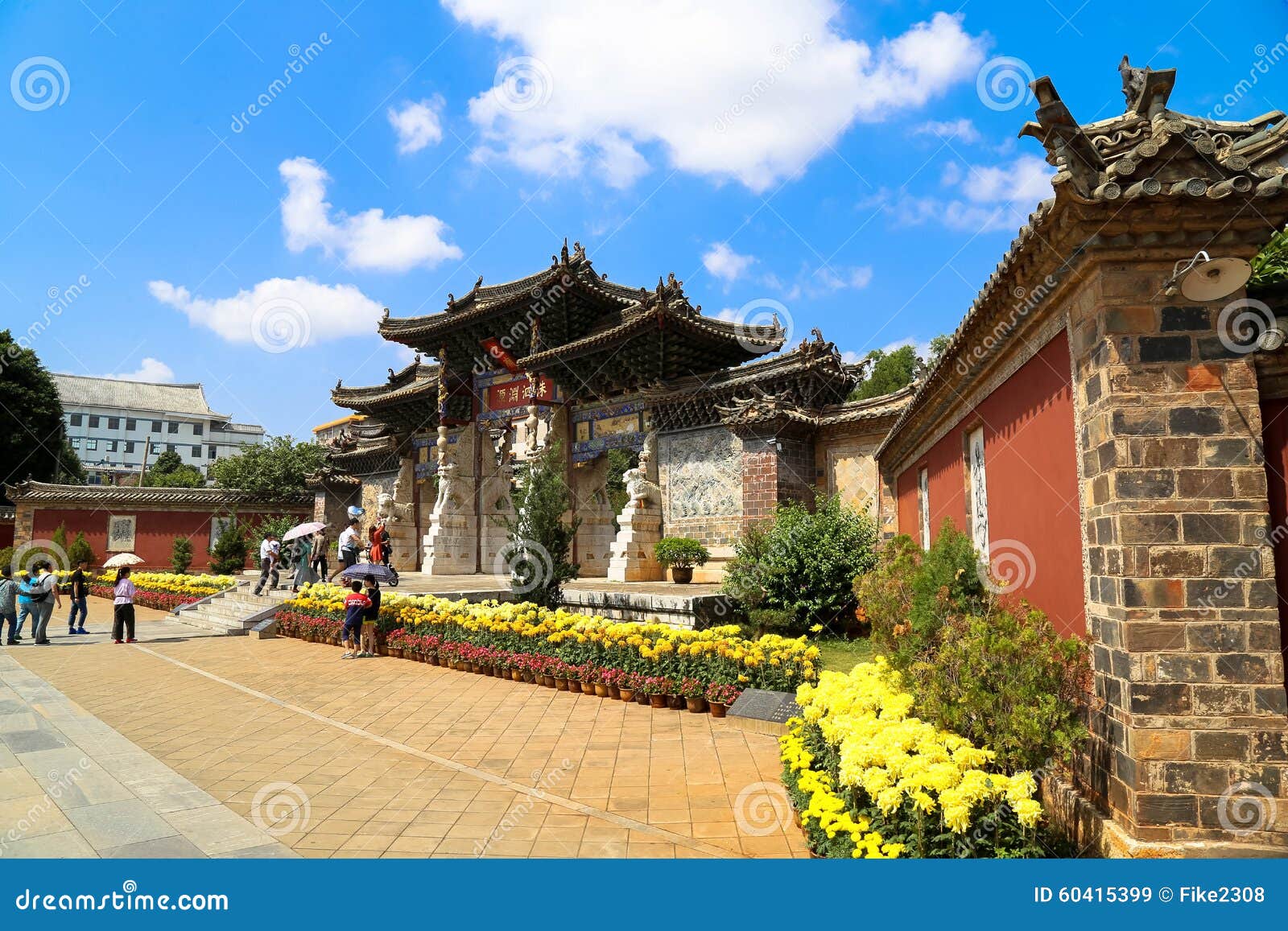 Traditional Chinese Gate editorial stock image. Image of traditional ...