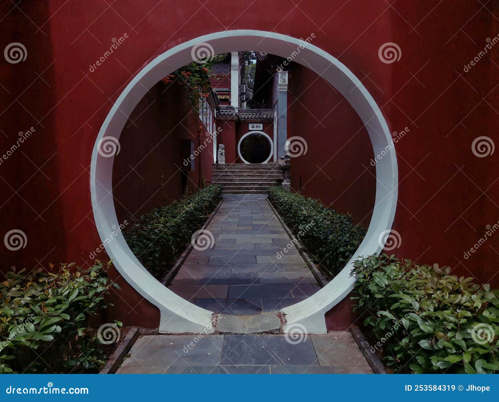 Traditional chinese gate stock image. Image of travel - 253584319