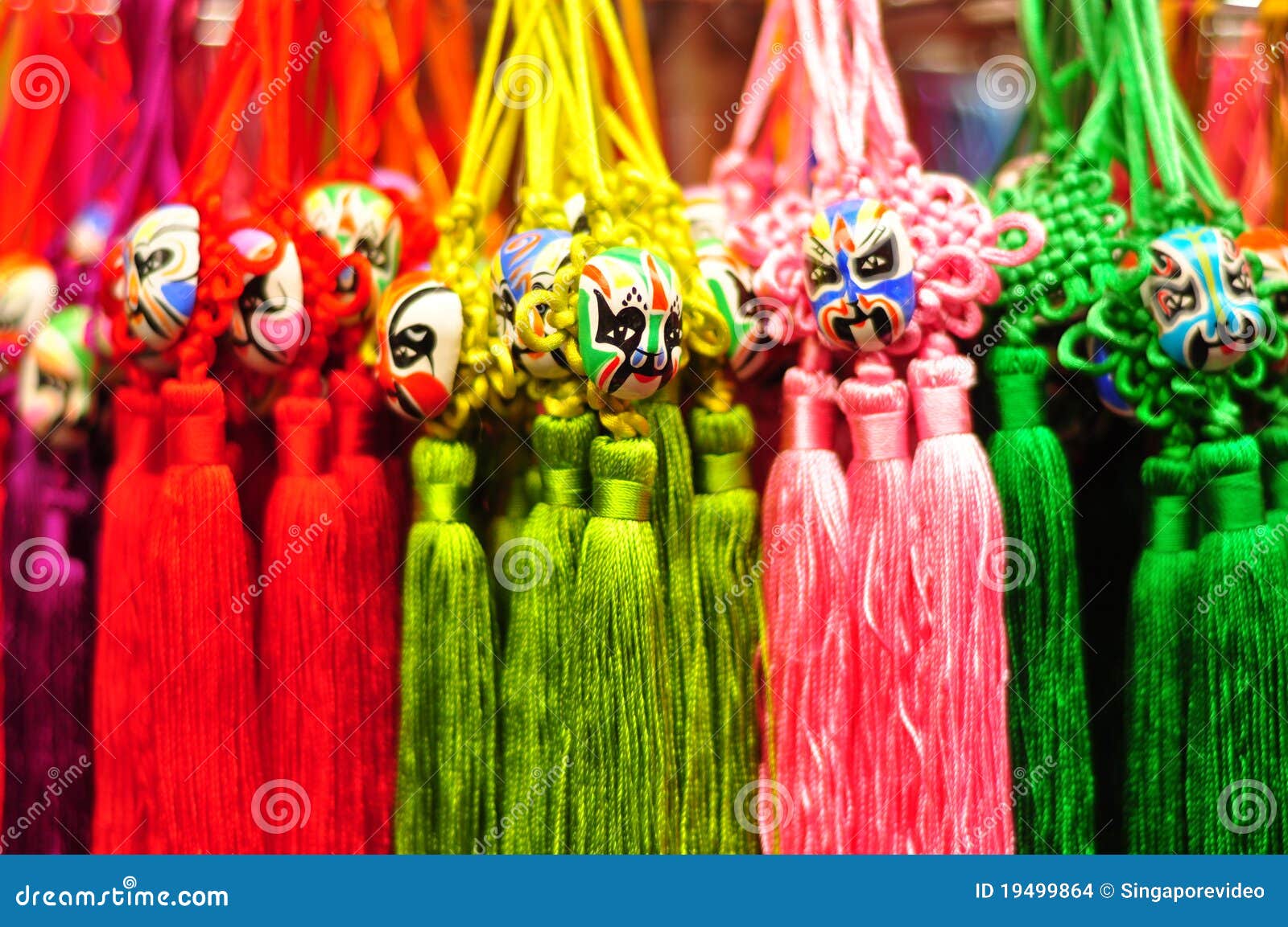 Traditional Chinese Keychains and Decorative Stock Photo - Image of ...