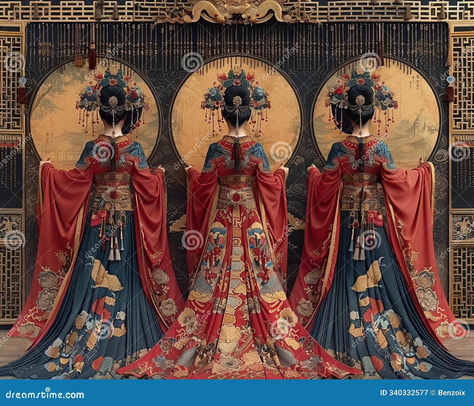 A Traditional Chinese Opera Performance. Stock Image - Image of ...