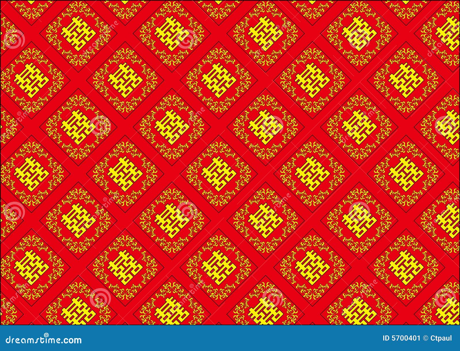 Traditional Chinese Pattern Ba Stock Image - Image: 5700401