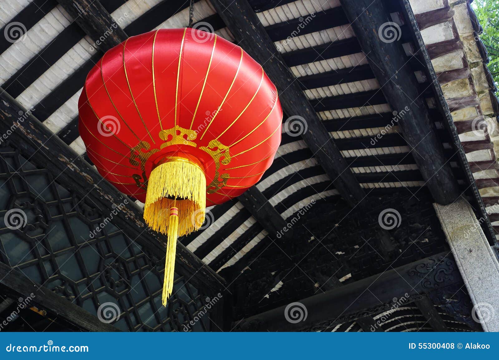 Chinese red lantern China stock photo. Image of lampshade - 55300408