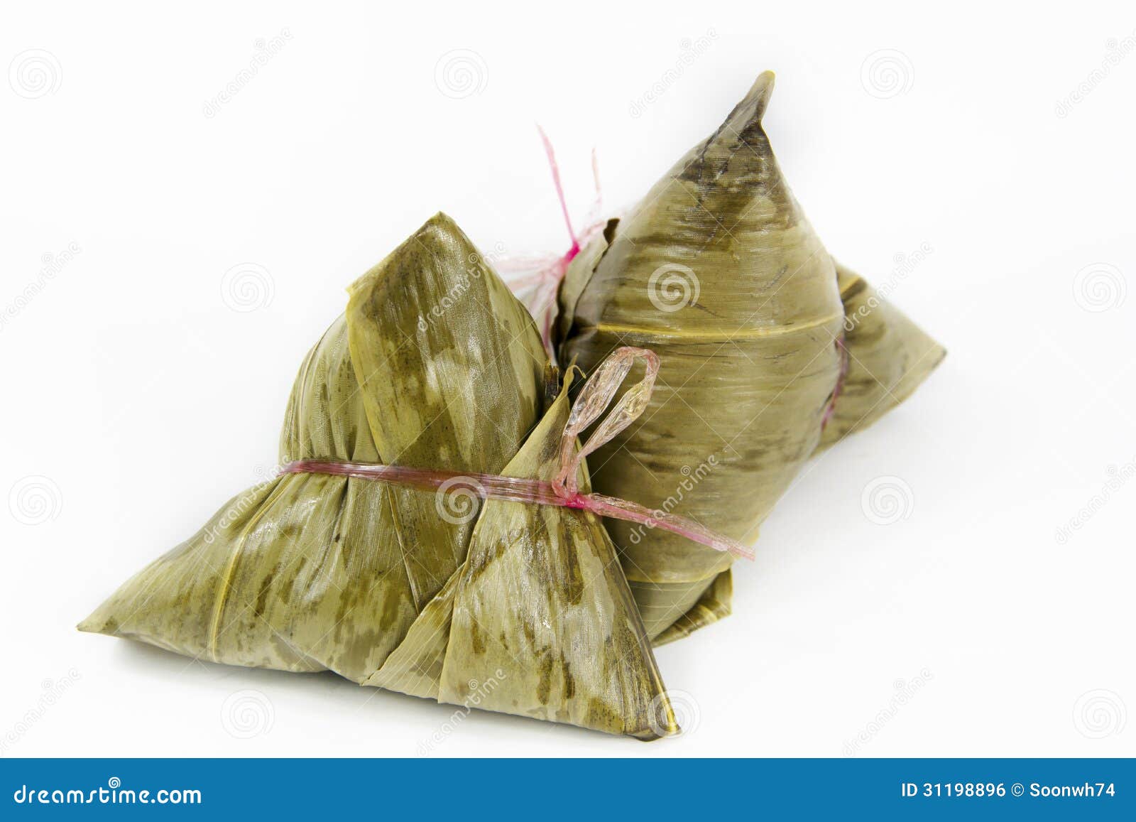 Traditional Chinese Rice Dumpling Stock Photo - Image of steamed ...