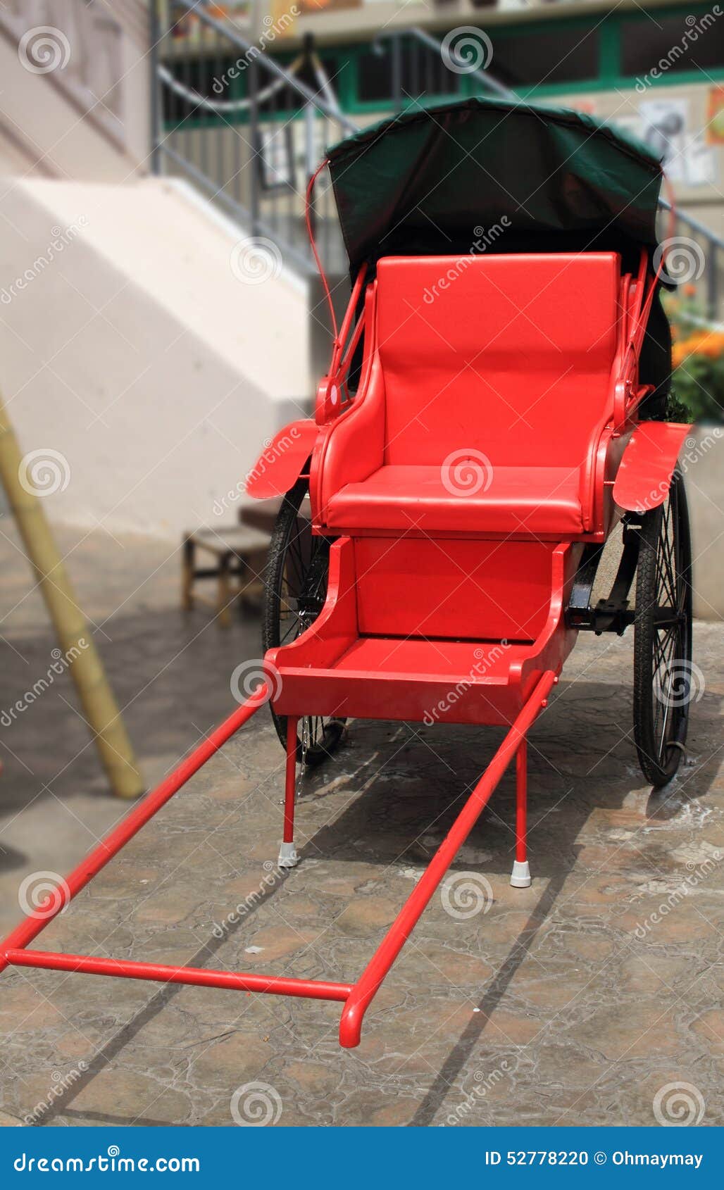 Traditional Chinese Rickshaw Stock Photo - Image of litter, rickshaw ...