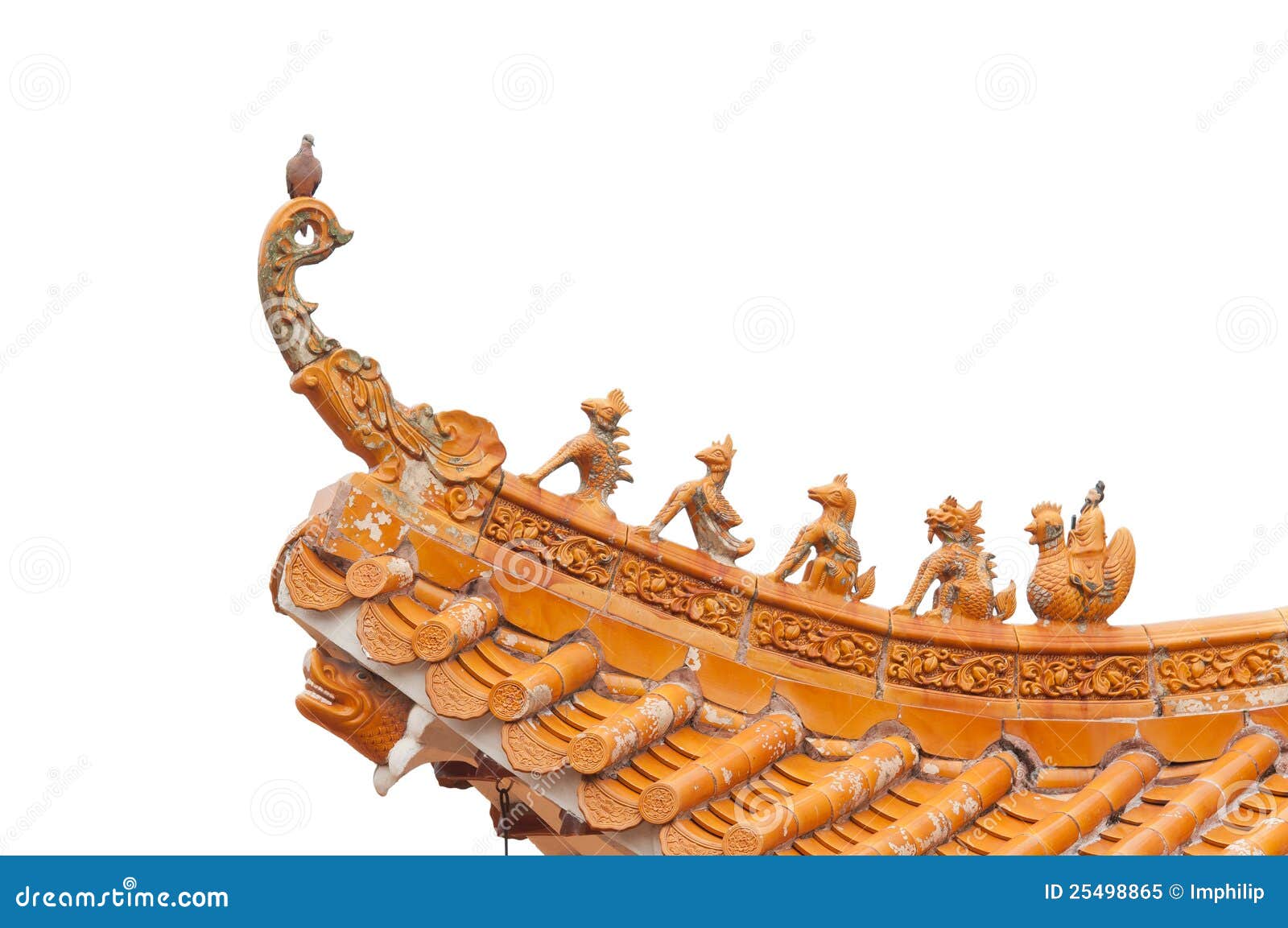 Traditional Chinese Roof stock image. Image of background - 25498865