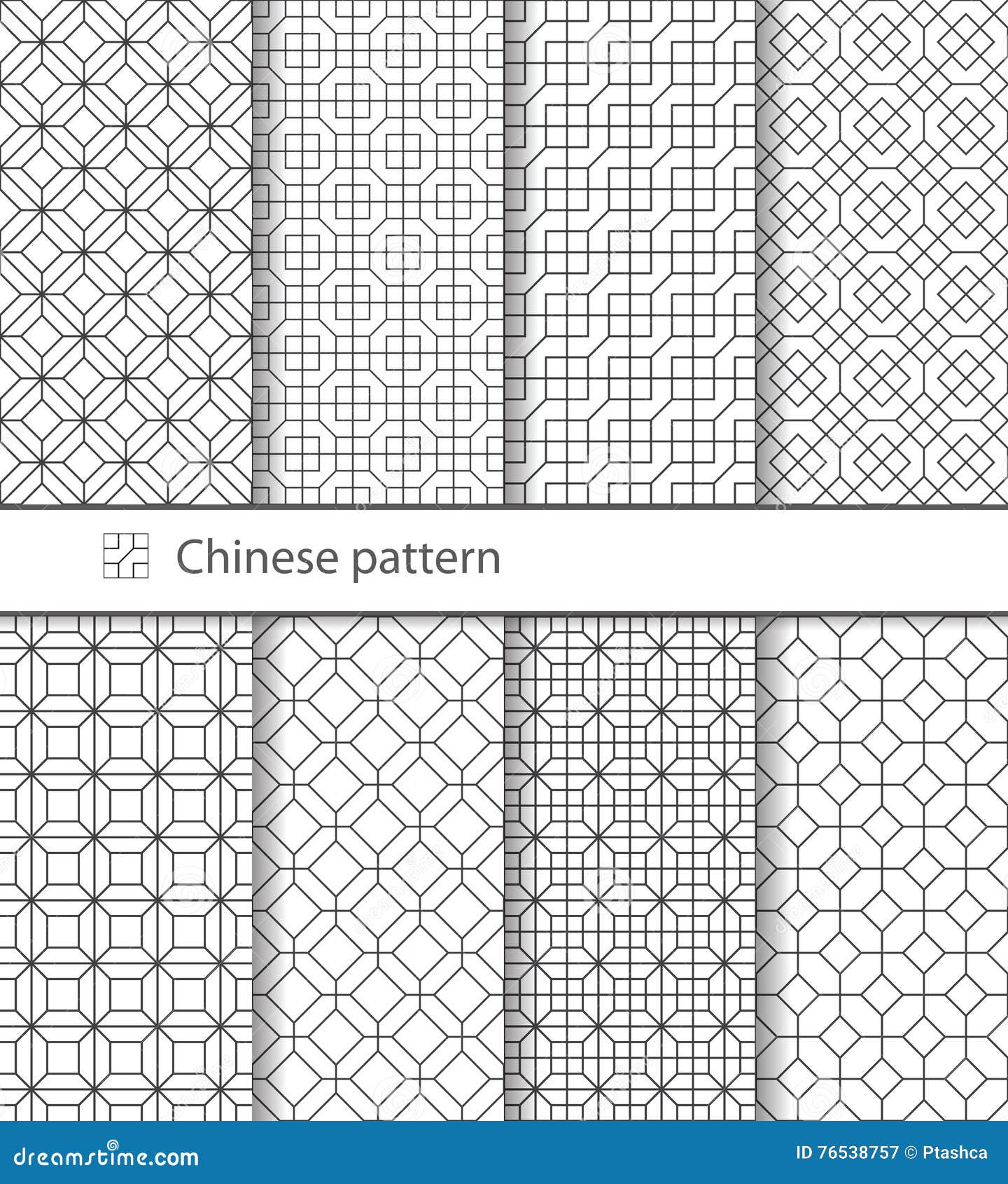 Traditional Chinese Seamless Pattern for Your Design. Vector ...