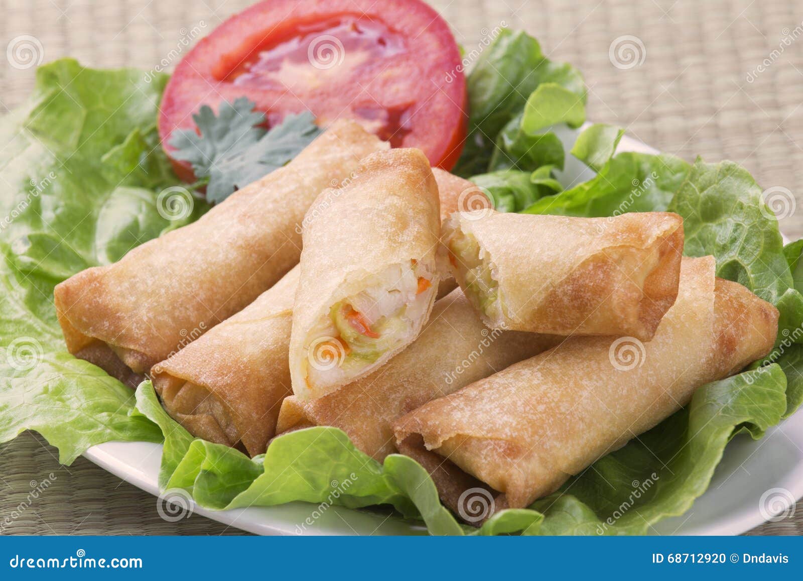 Traditional Chinese Spring Rolls Stock Photo - Image of traditional ...
