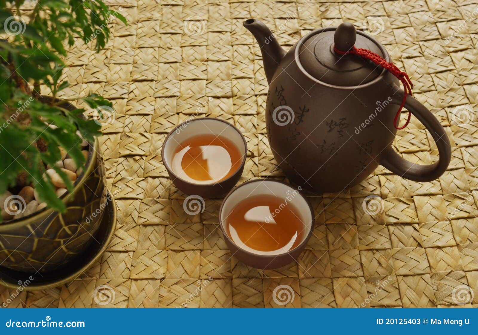 Traditional Chinese Teapot Set Stock Image - Image of china, lifestyle ...