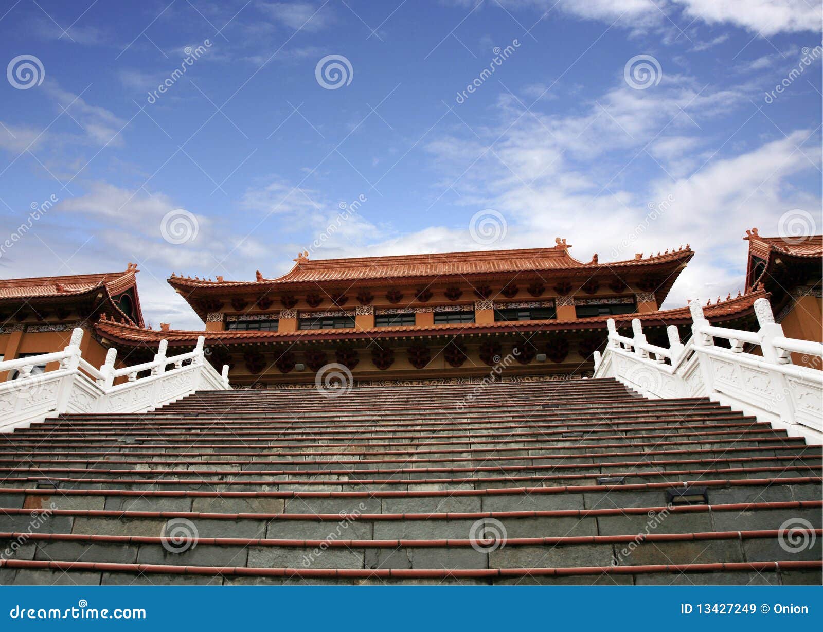 Traditional Chinese temple stock image. Image of colors - 13427249