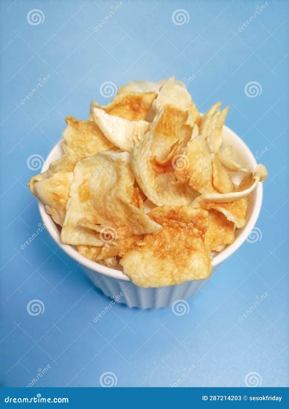 Traditional Chips from Asia Stock Image - Image of thin, calories ...