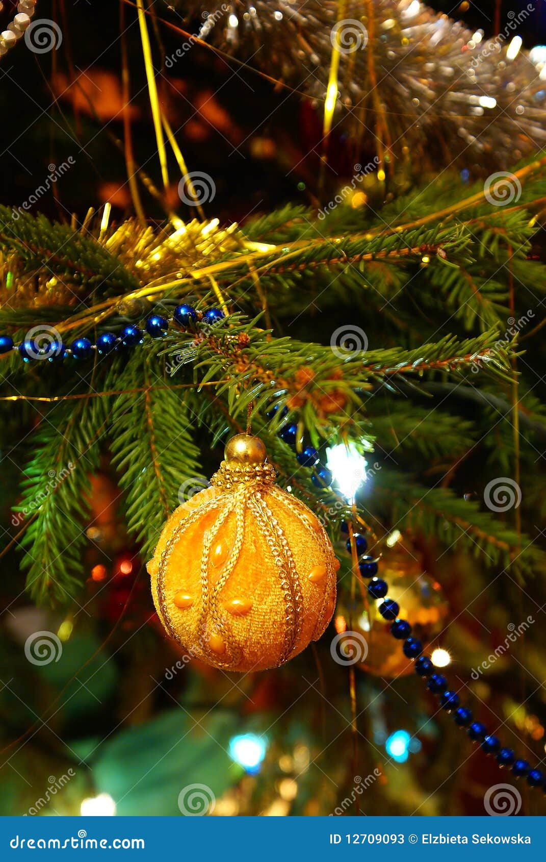 Traditional Christmas tree stock image. Image of culture - 12709093