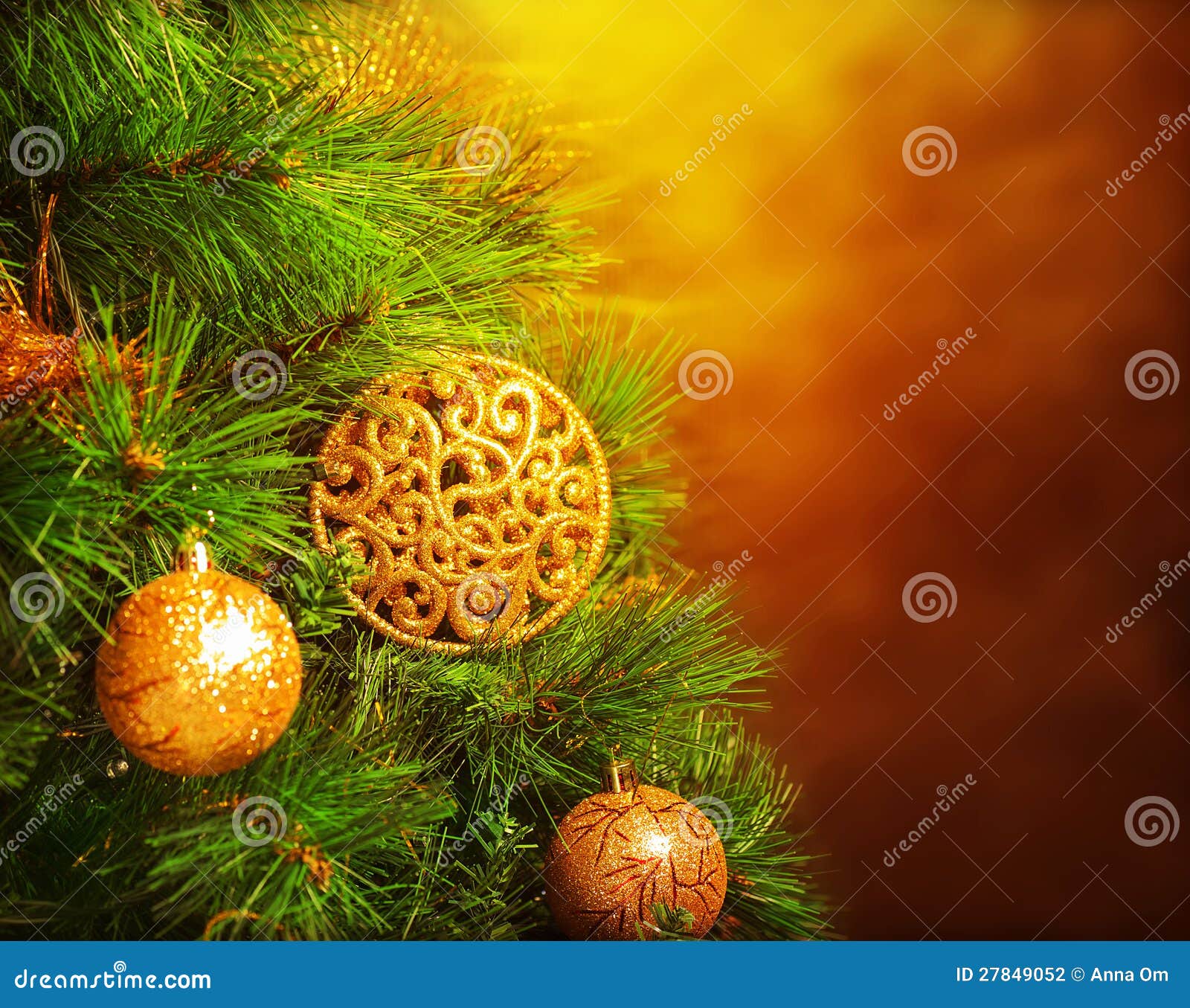 Traditional Christmas tree stock photo. Image of decor - 27849052