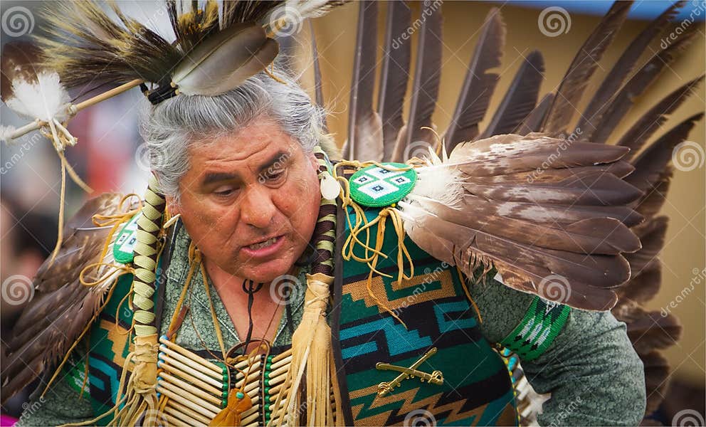 Traditional Chumash Costume Editorial Photo - Image of native, malibu ...