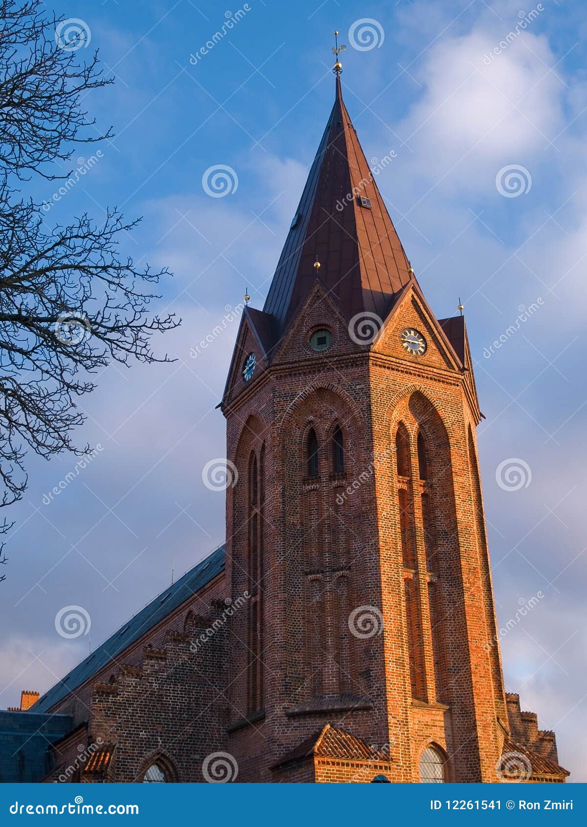 Traditional Church And Cemetery Royalty-Free Stock Image ...
