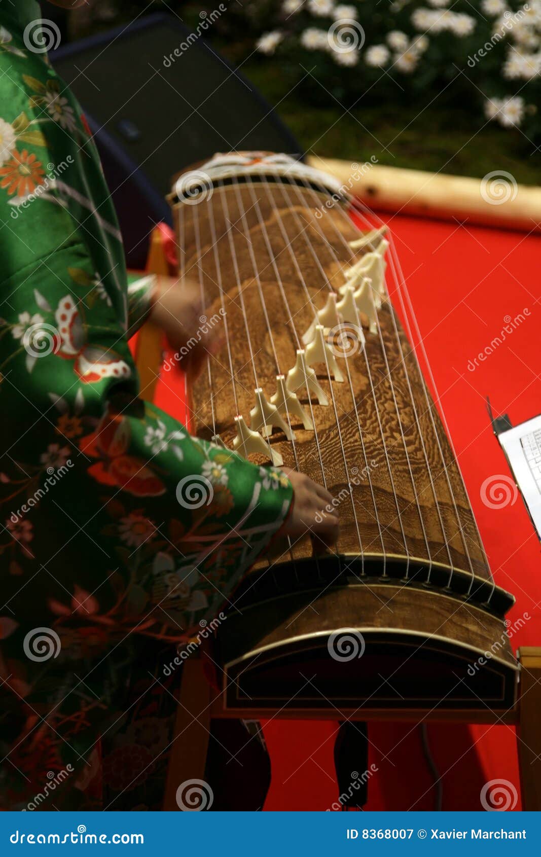 Traditional cithara stock image. Image of asia, show, kimono - 8368007