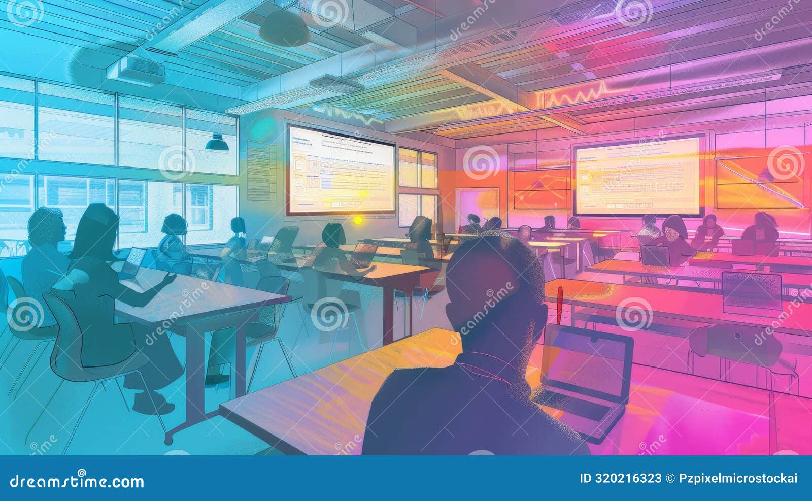 A Traditional Classroom Evolving into a Virtual Learning Environment ...