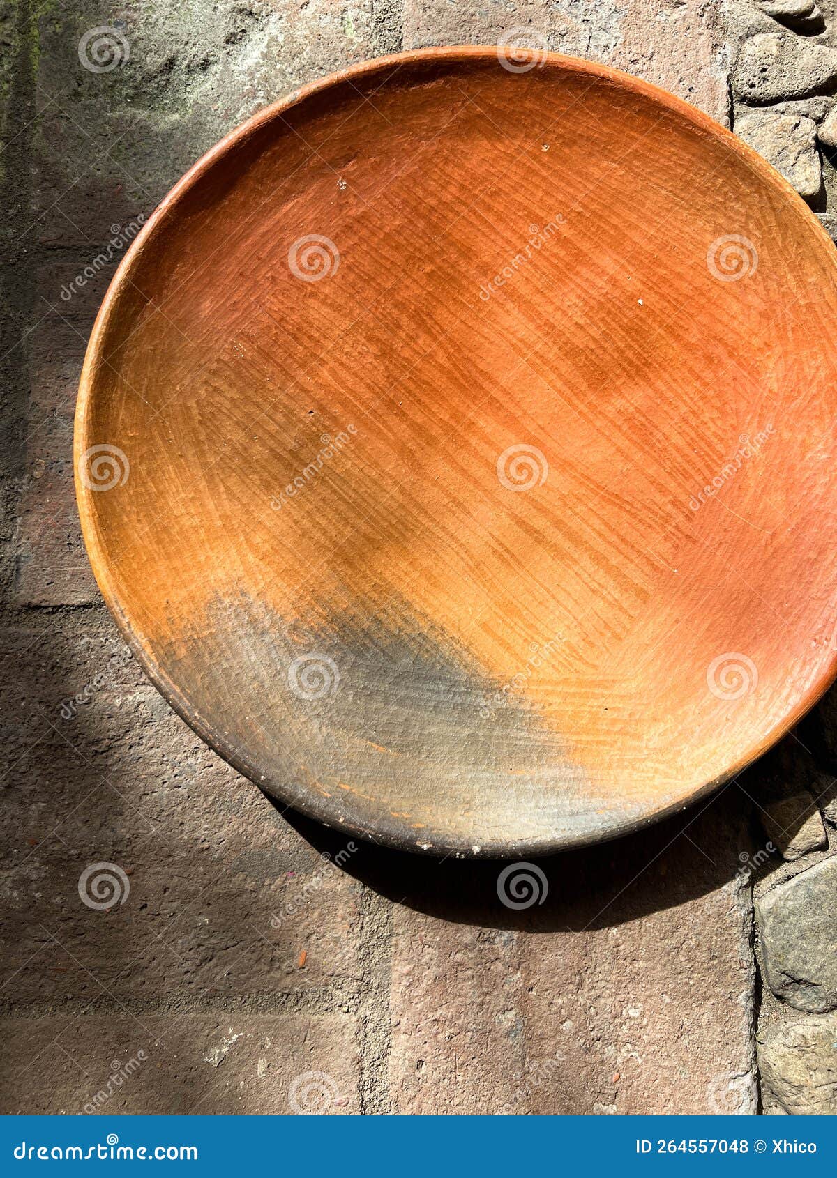 Traditional Clay Cooking Comal from Oaxaca, Mexico on a Table in a ...