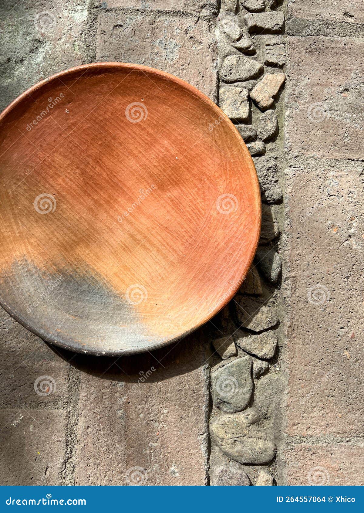Traditional Clay Cooking Comal from Oaxaca, Mexico on a Table in a ...