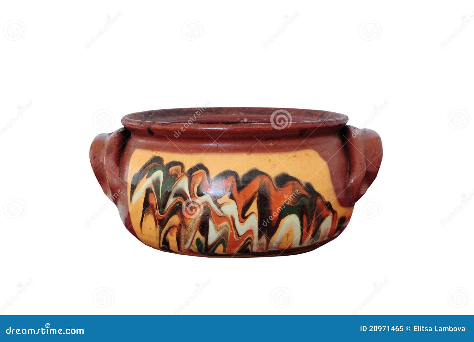 Traditional clay pot stock image. Image of object, earthenware - 20971465