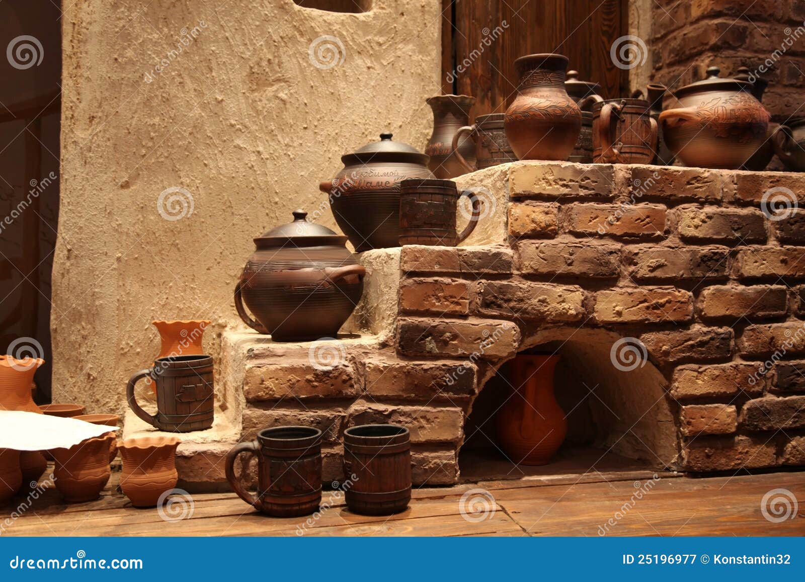 Traditional clay pot stock image. Image of artisan, clay - 25196977