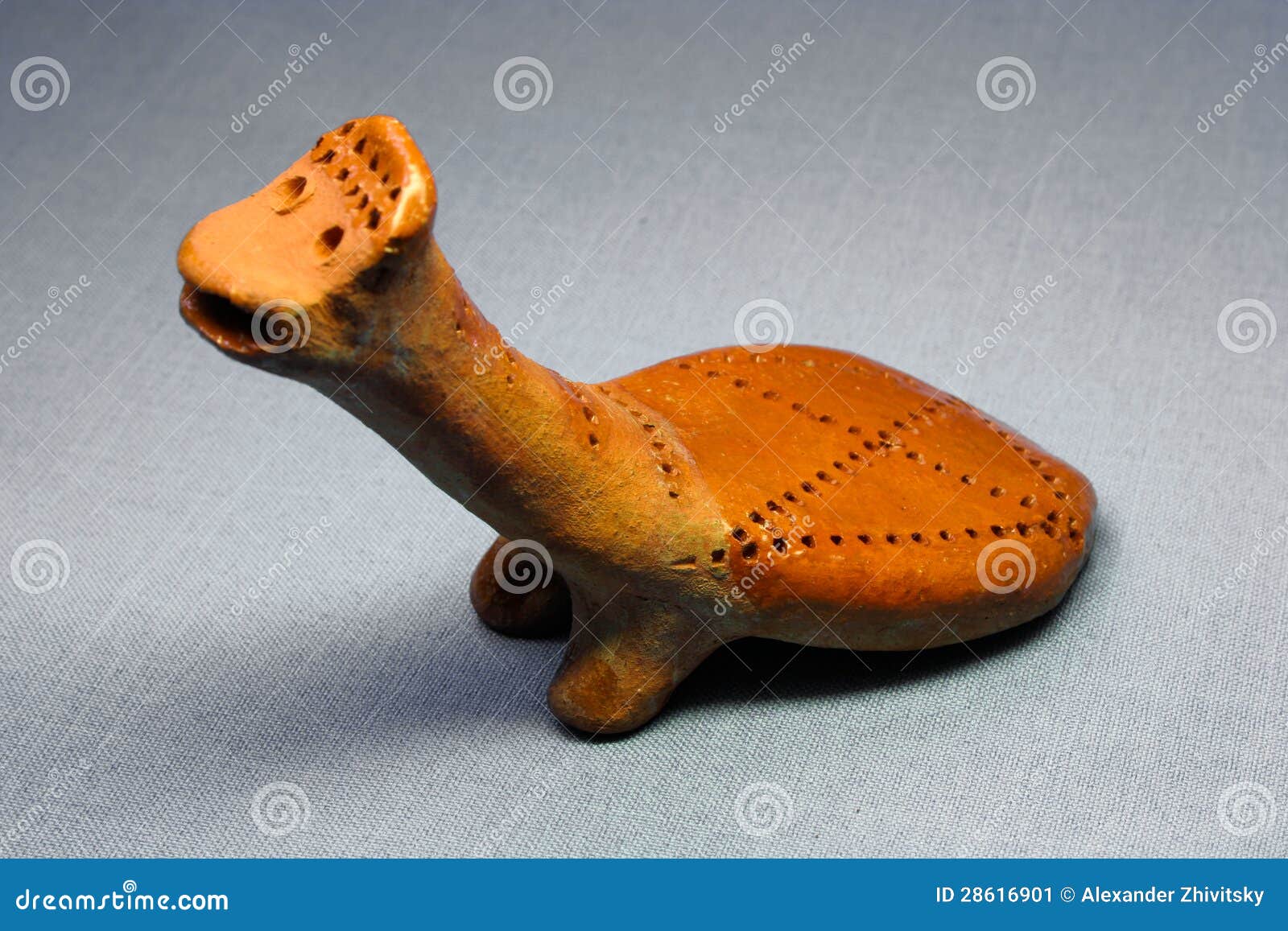 Traditional Clay Toy Whistle Turtle Stock Image - Image of clay, dirty ...