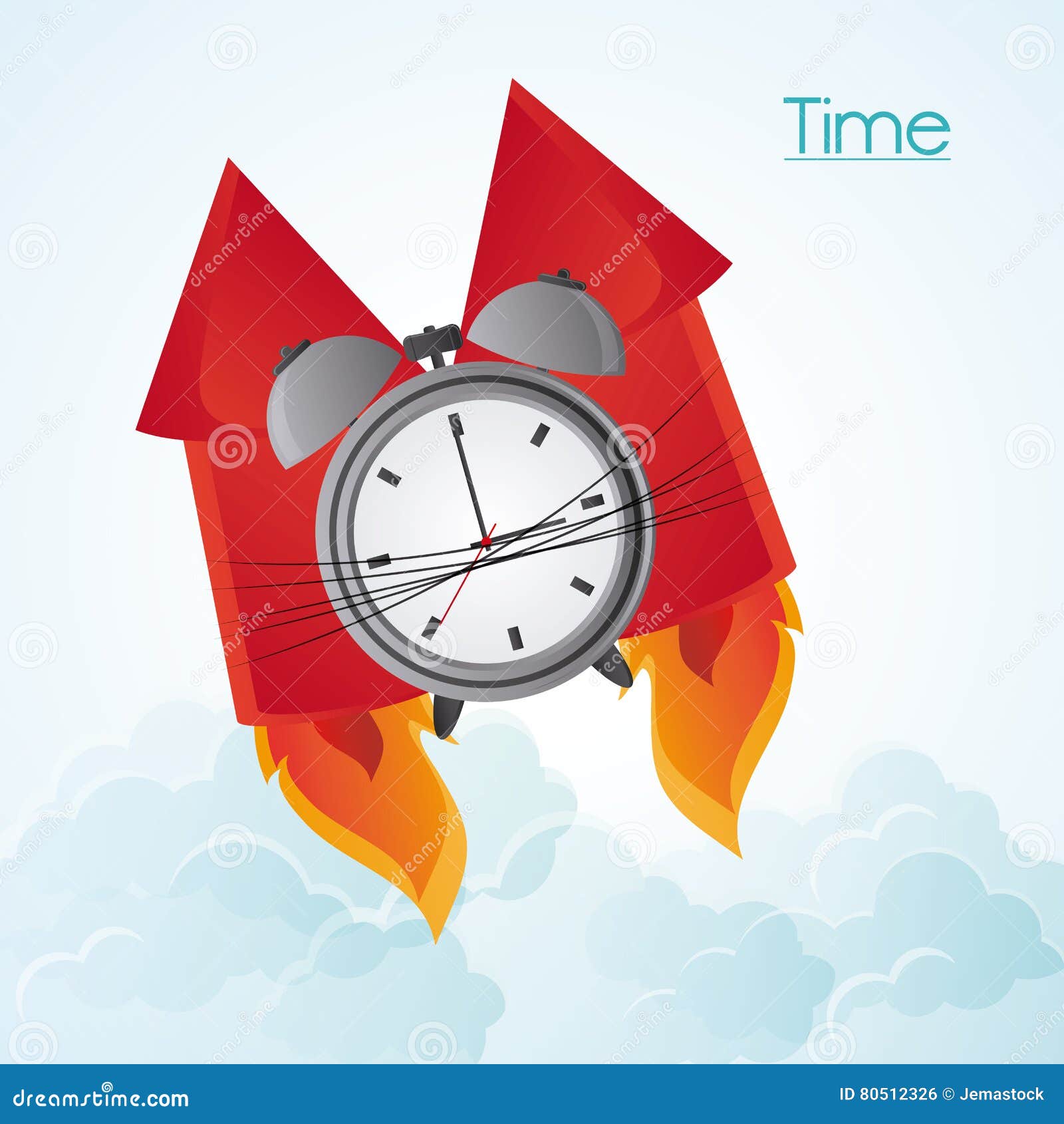 Traditional Clock And Hourglass Design Vector Illustration ...