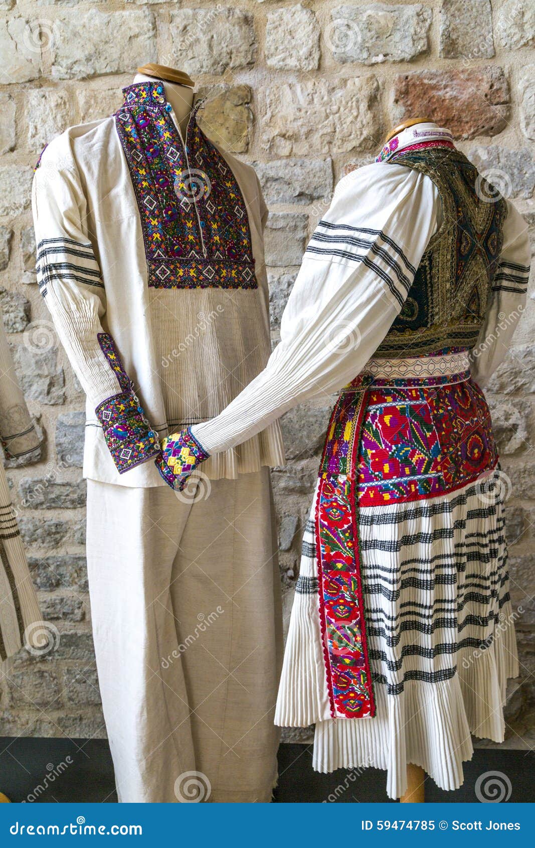 Traditional Clothes of Croatia Stock Image - Image of dress, fashion ...