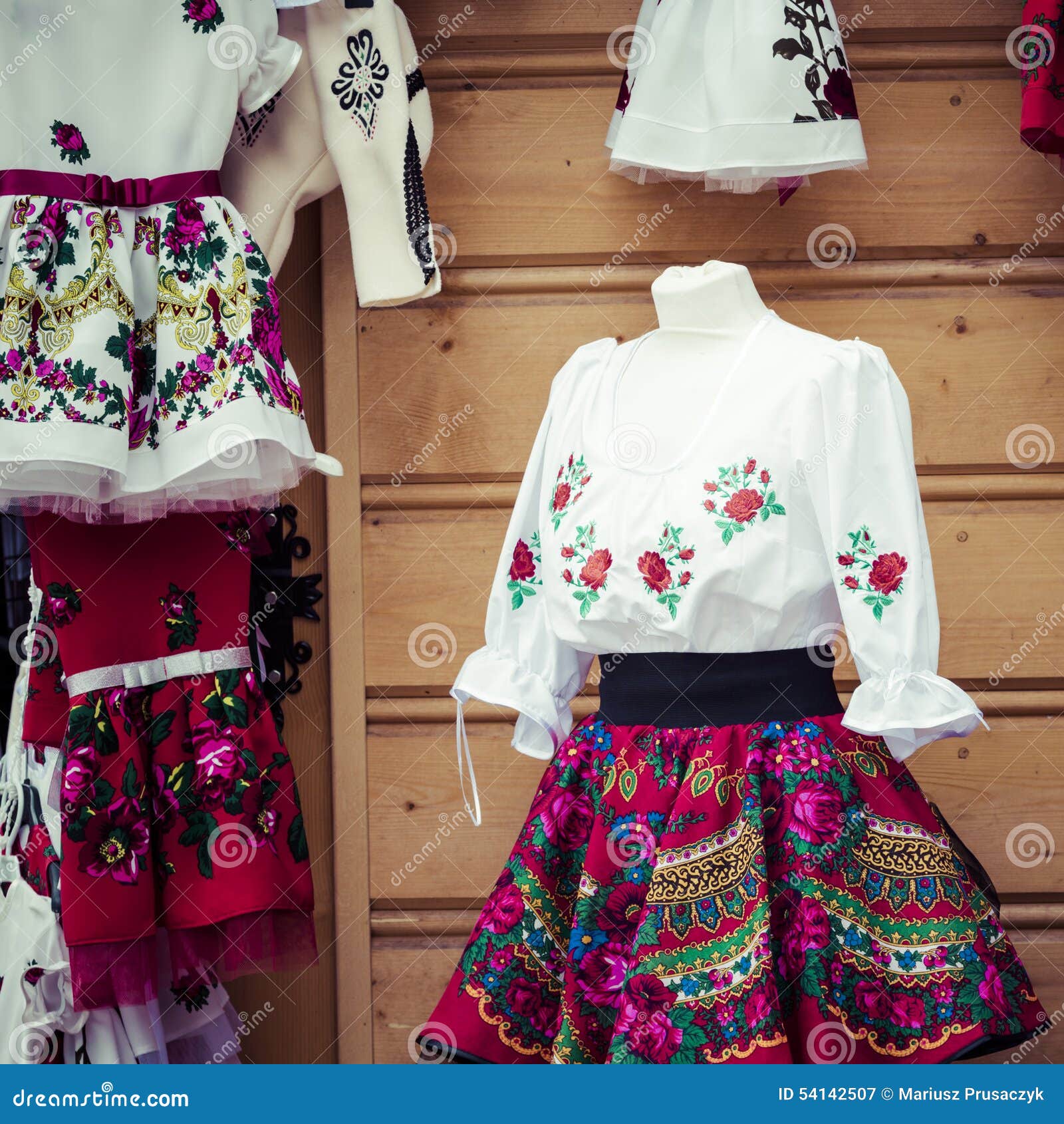 Traditional Clothes in Zakopane, Poland. Stock Image - Image of europe ...