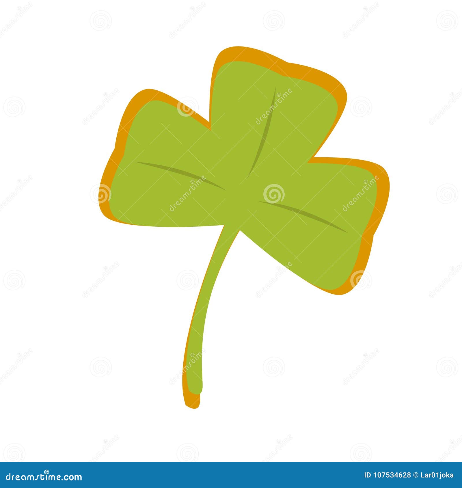 Isolated Traditional Clover Stock Vector - Illustration of traditional ...