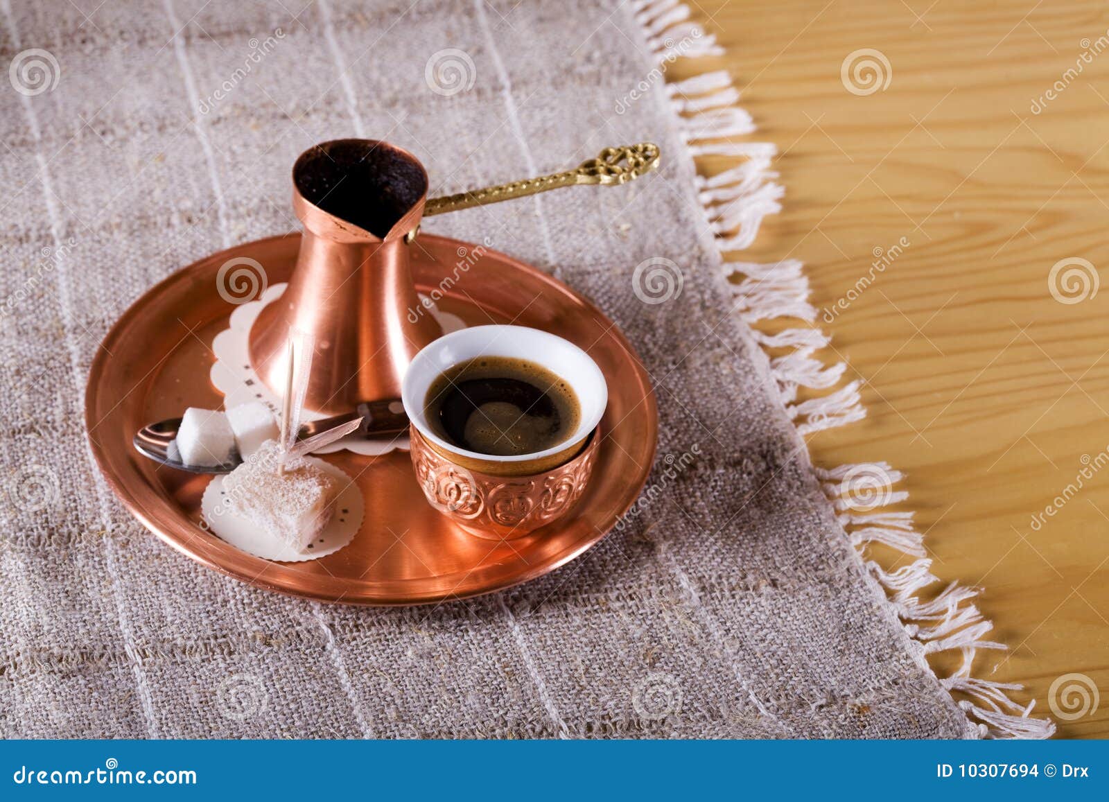 Traditional coffee stock photo. Image of cookware, cezv - 10307694
