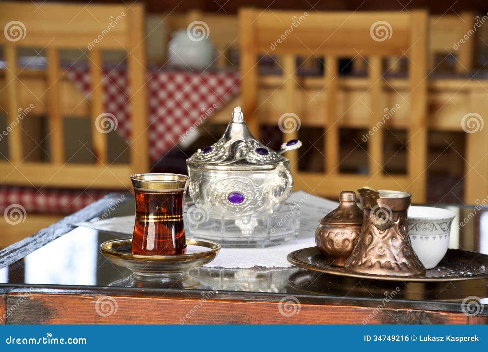 Traditional coffee set stock photo. Image of souvenir - 34749216