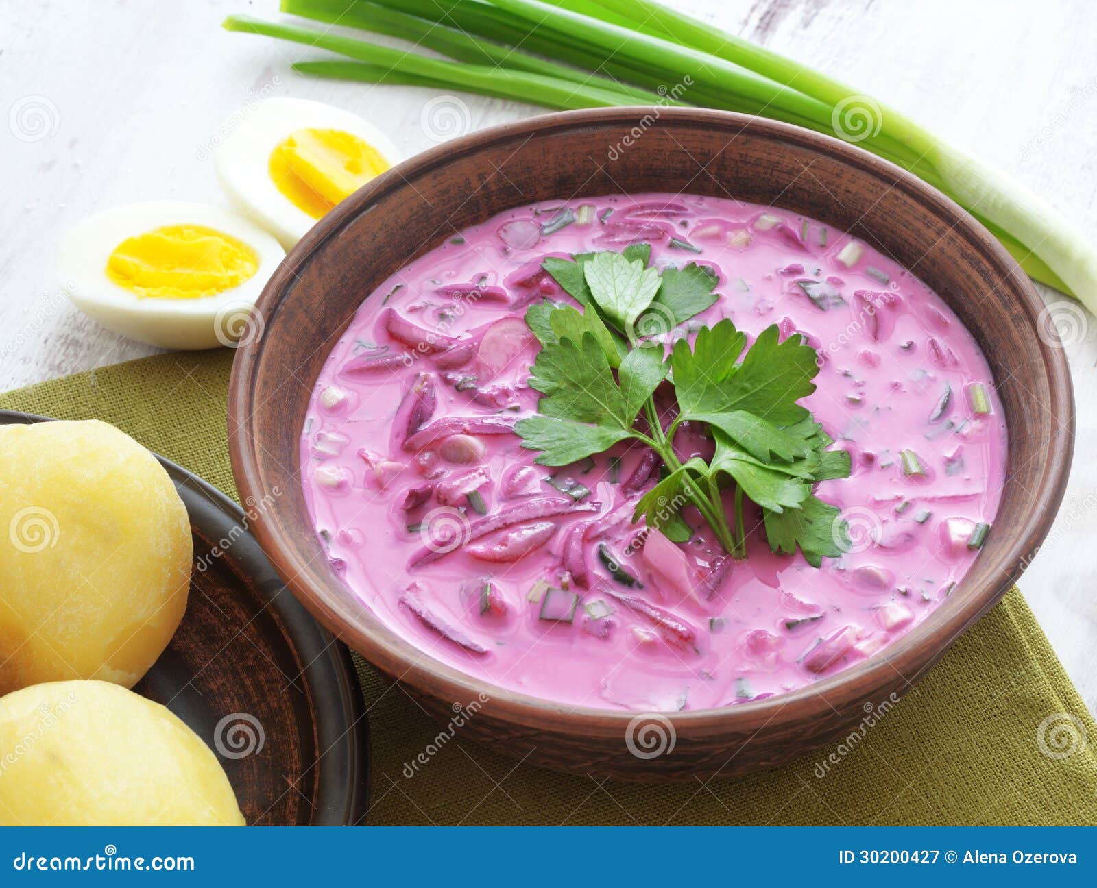 Cold beet soup stock image. Image of eating, dish, meal - 30200427