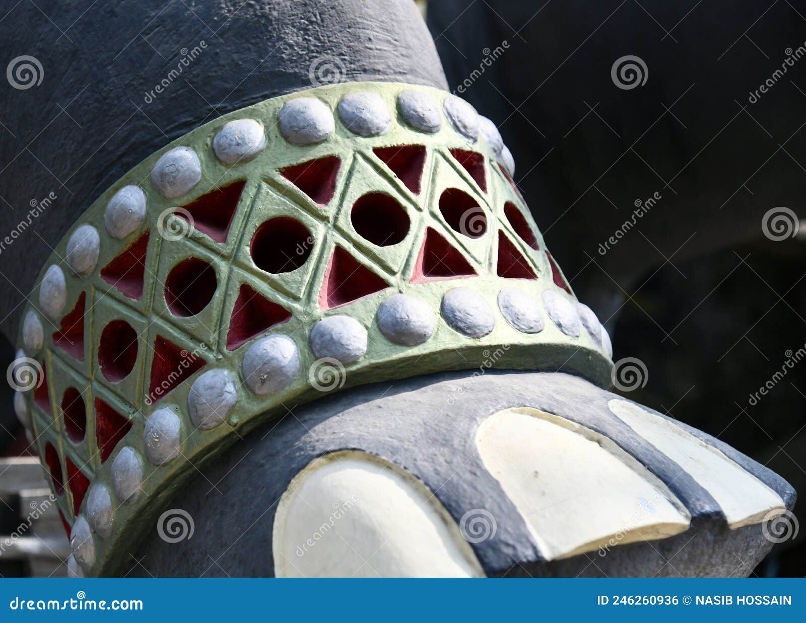 Old Traditional Concrete Structures Of A Building Stock Image ...