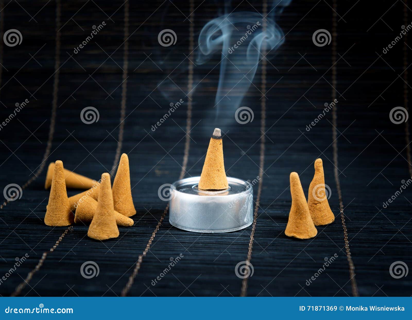 Traditional cone incense stock image. Image of concept - 71871369