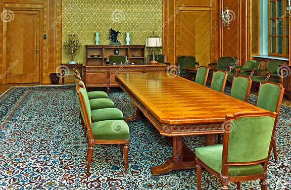 Traditional Conference Room Stock Image - Image of training, leadership ...