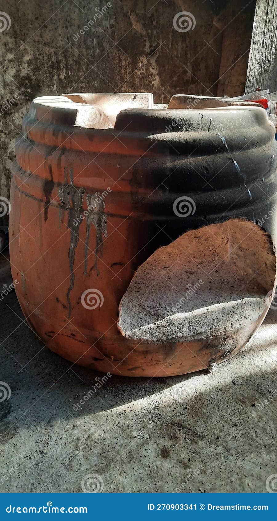Traditional Cooking Stove, Cooking with Wood Stock Image - Image of ...