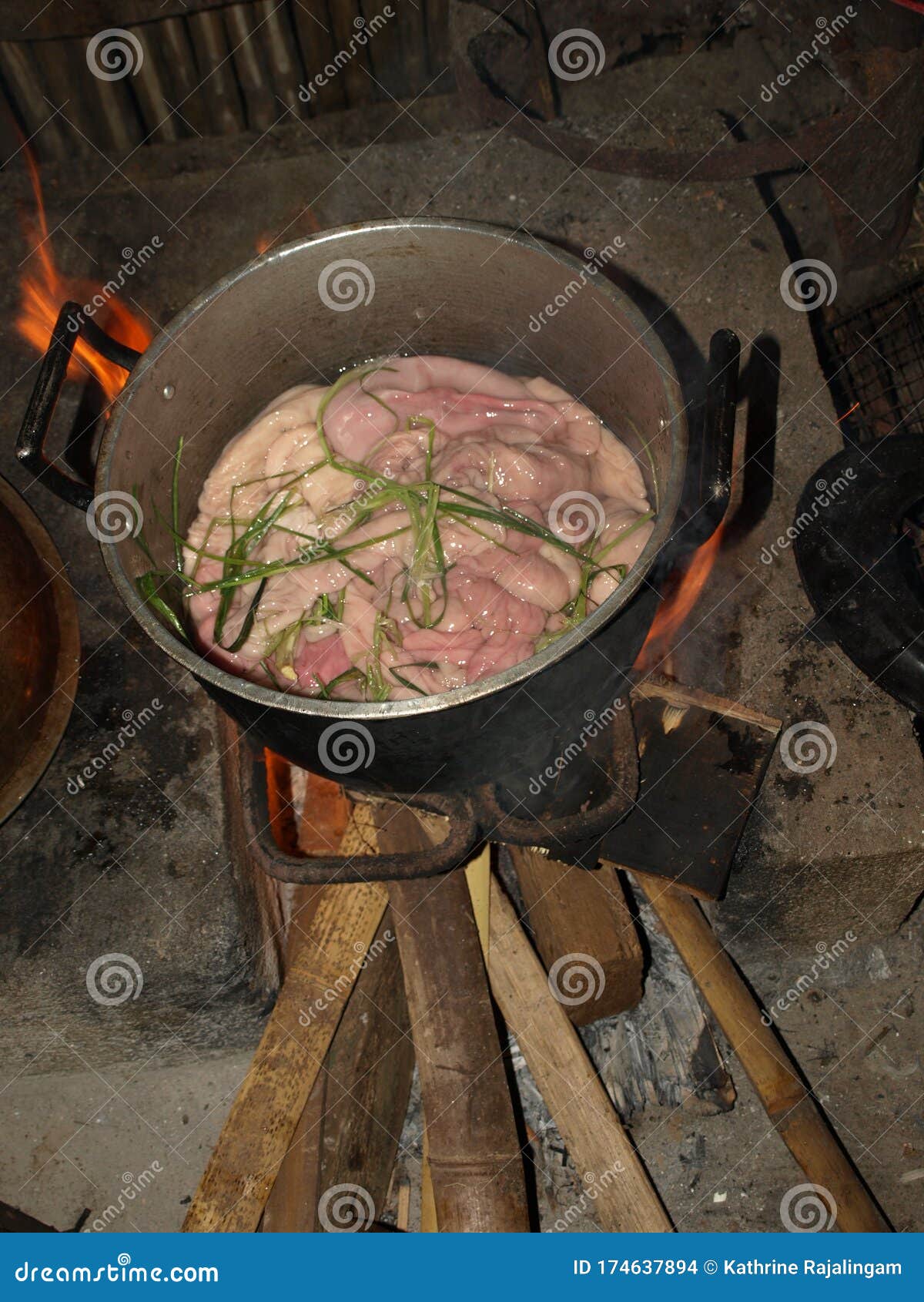 Traditional Cooking in the Philippines Stock Photo - Image of cooking ...